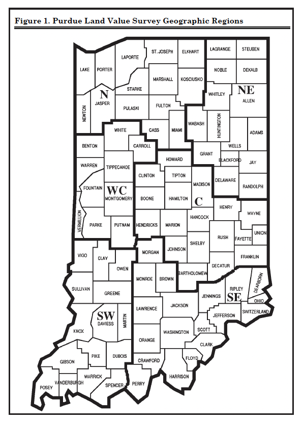 2009 Indiana Farmland Values & Cash Rents: Relative Calm in a Turbulent ...