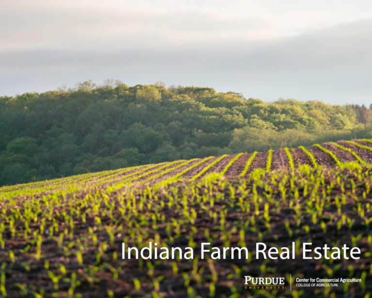The Index of Indiana Farm Real Estate - Center for Commercial Agriculture