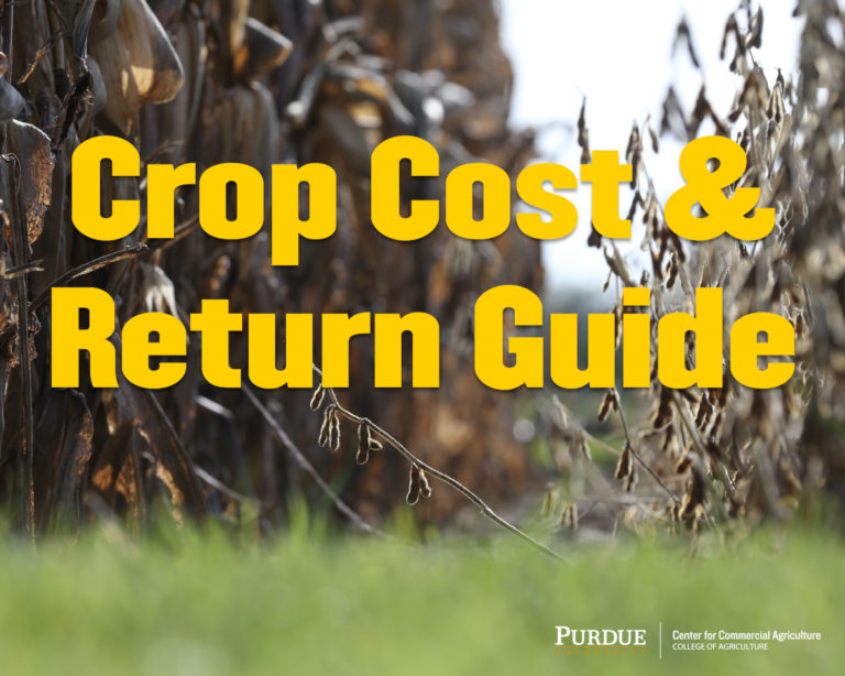 2019 Crop Cost and Return Guide - Center for Commercial Agriculture