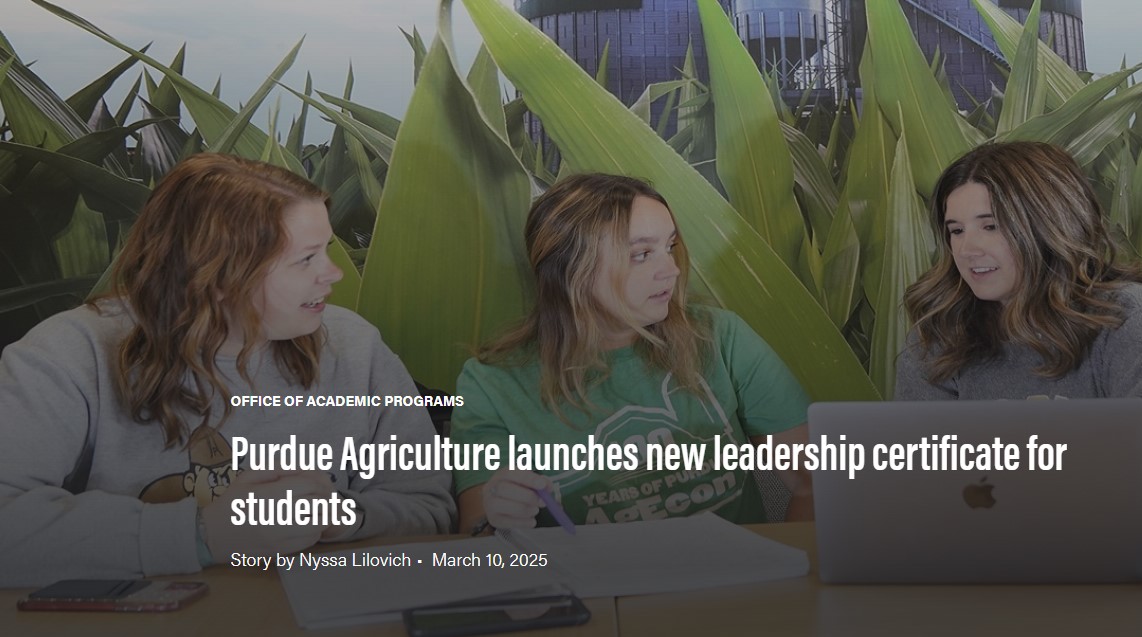 Agriculture Leadership and Professional Development Program
