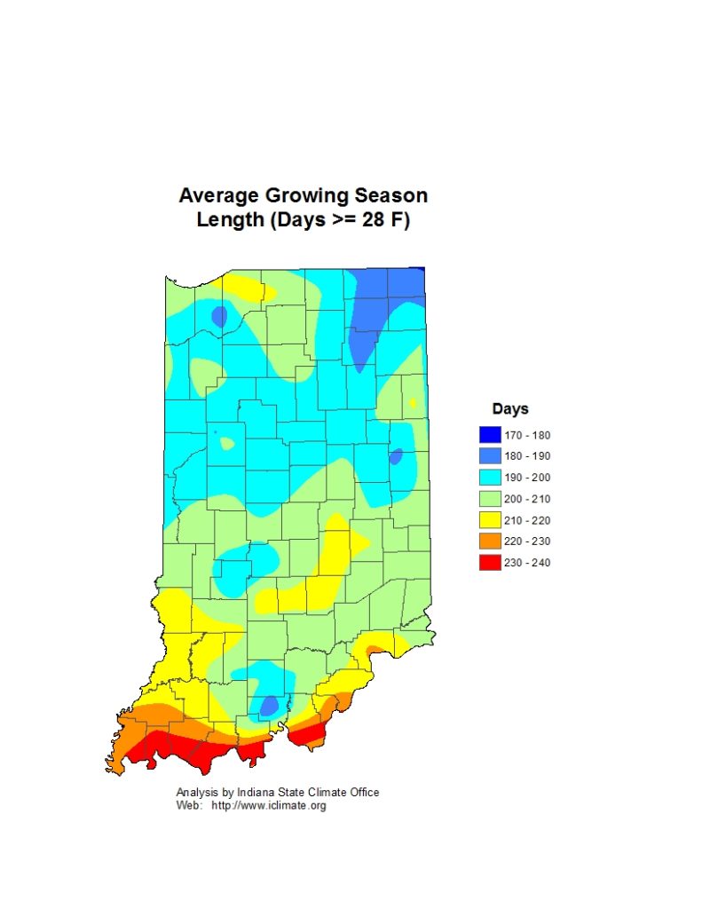 Climate Maps – Indiana State Climate Office