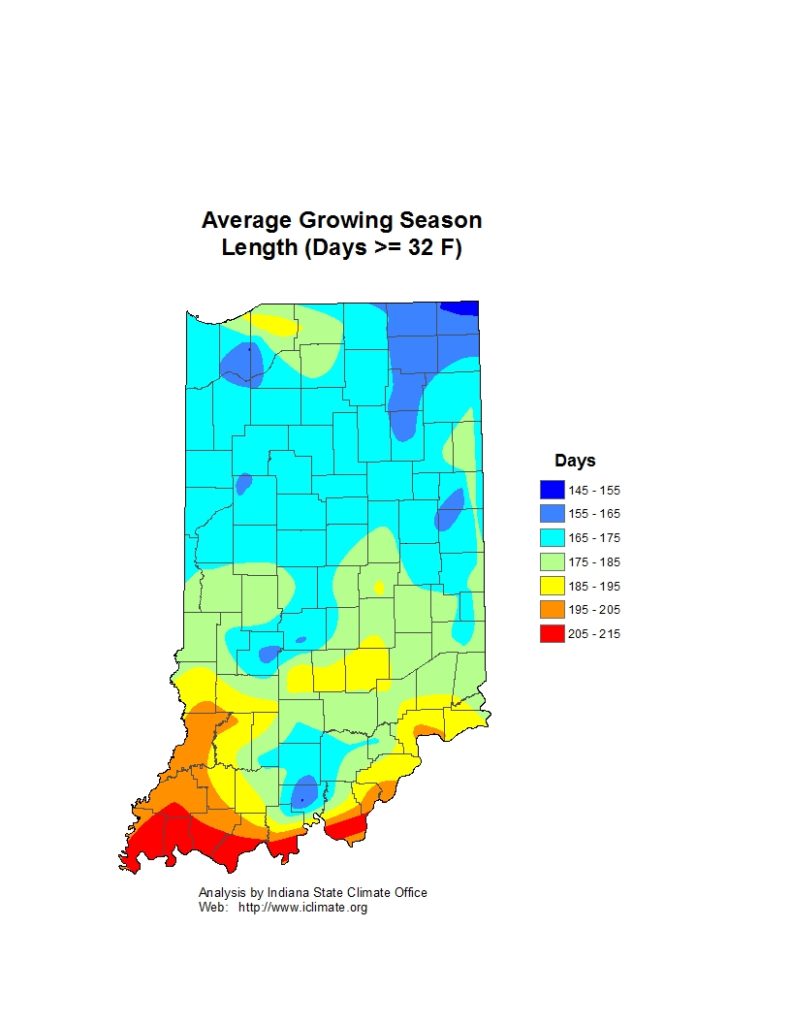Climate Maps – Indiana State Climate Office