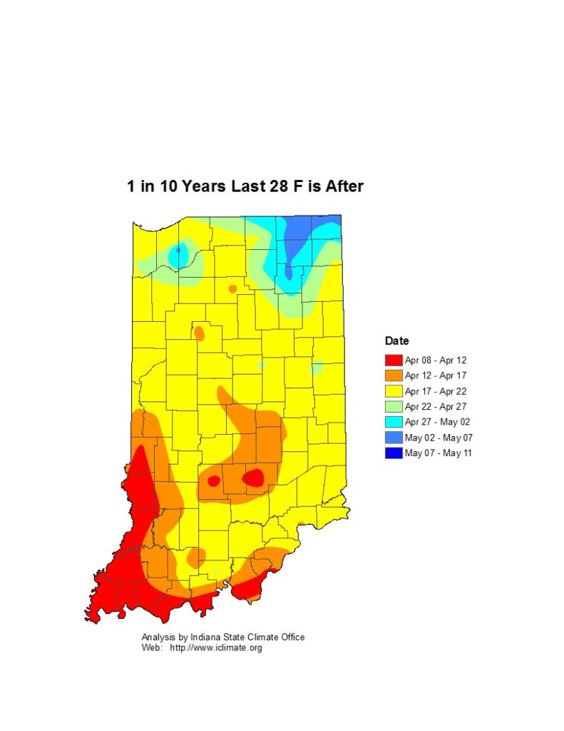 Climate Maps – Indiana State Climate Office