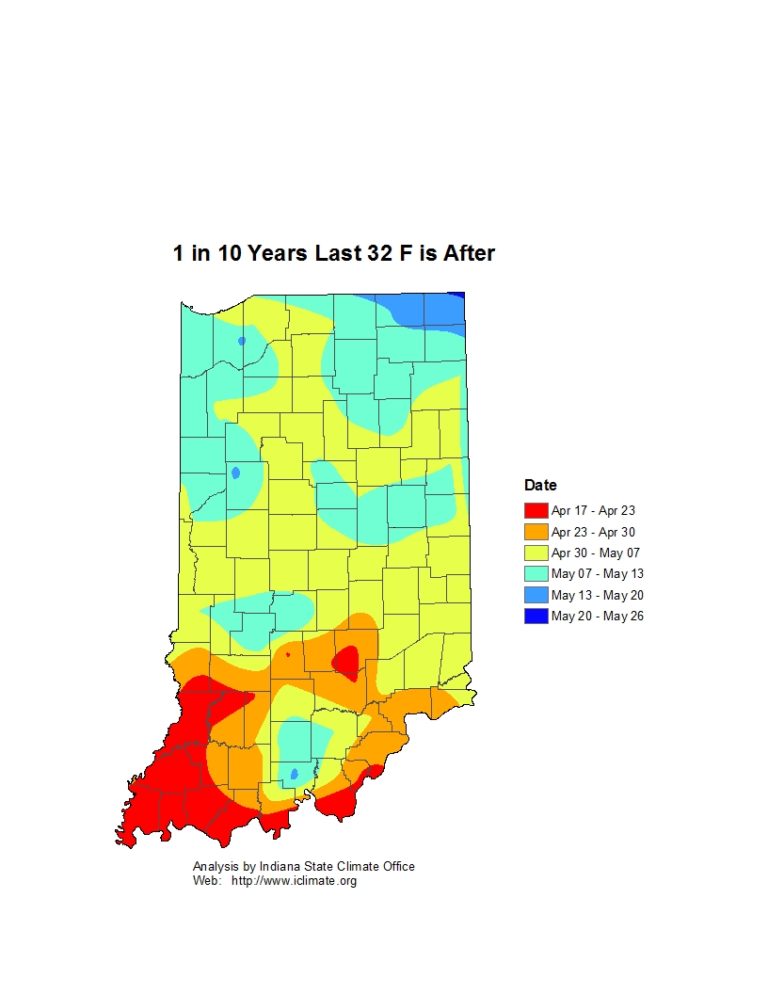 Climate Maps – Indiana State Climate Office