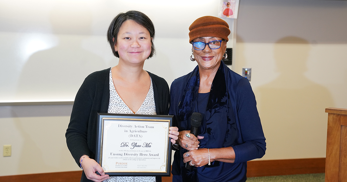 Zhao Ma Named Unsung Diversity Hero